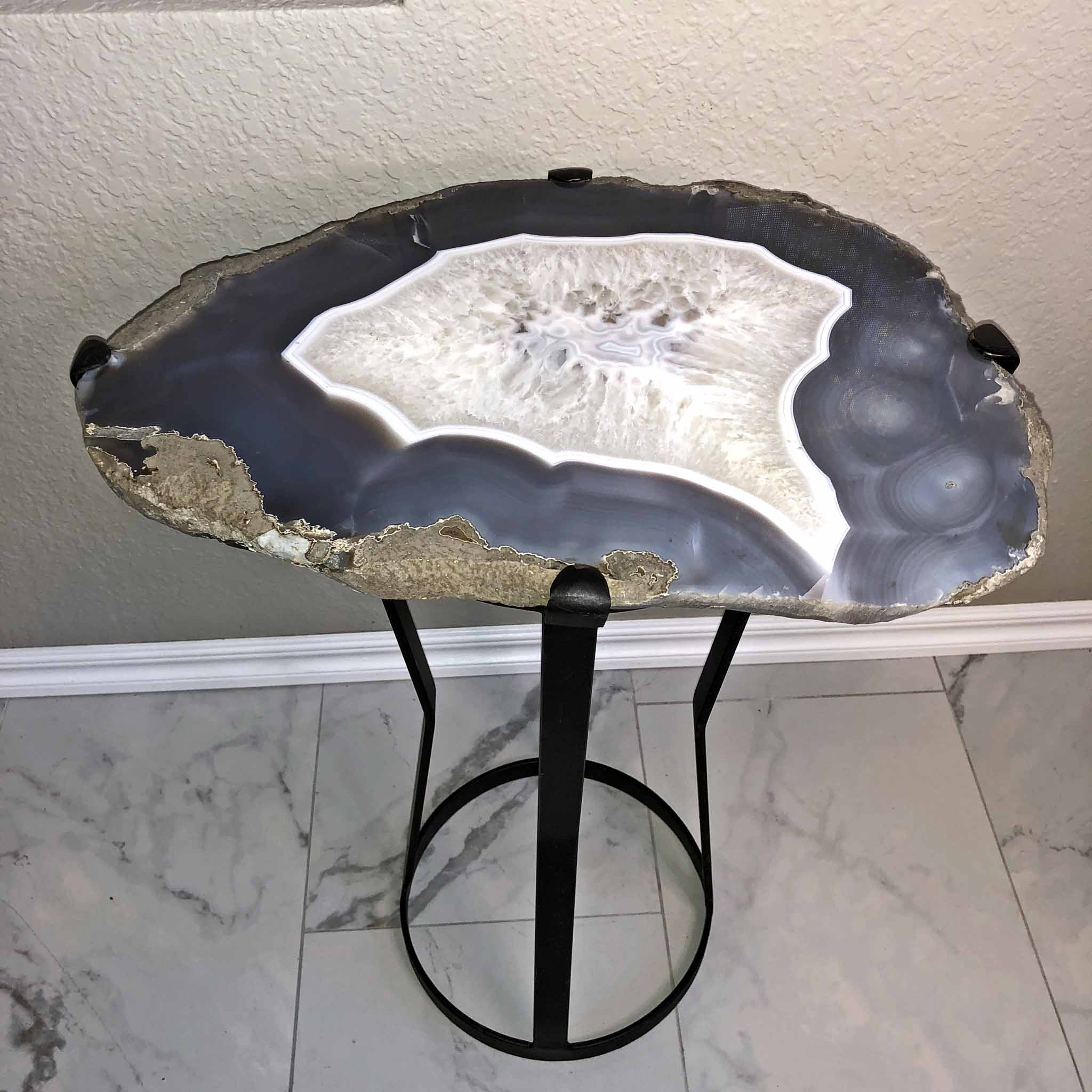 Agate & Amethyst Tables - Elegant Stone Tables for Modern Home Decor