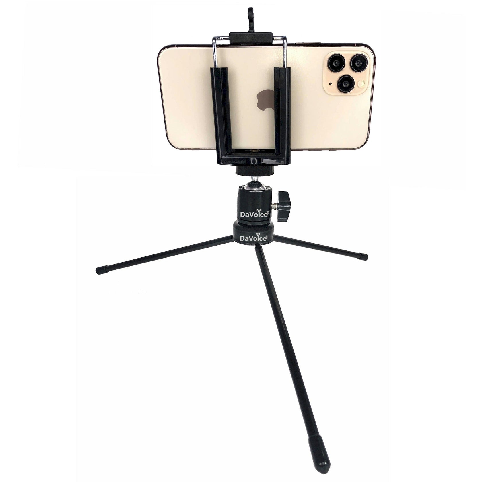 Cell Phone Tripod with Adapter Clip and Mini Ball Head Camera Mount